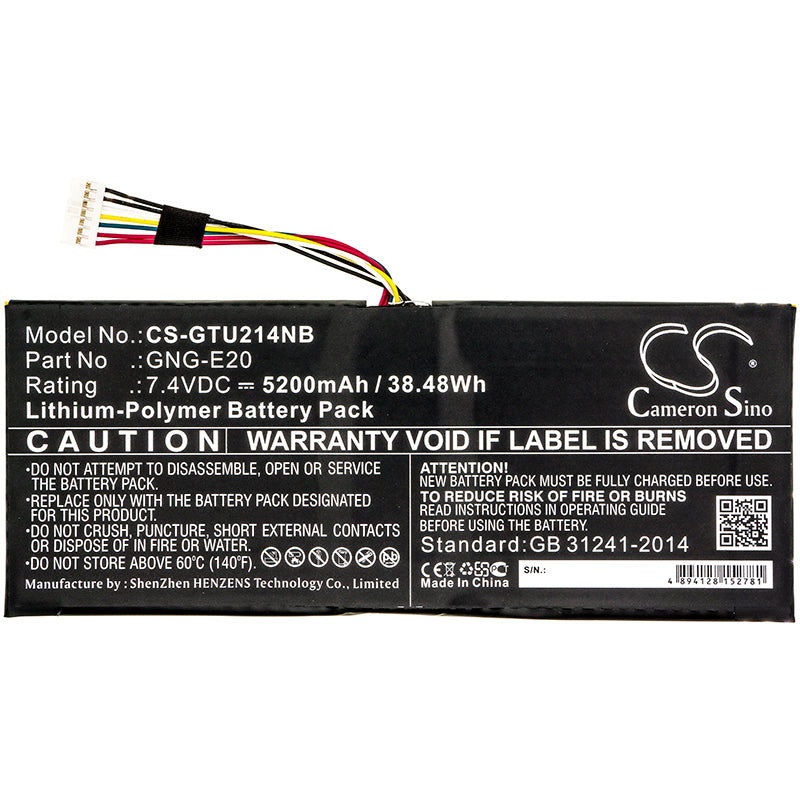 New 5200mAh Battery for Getac GA-U2142-2117U,U2142,U2142-2117U,U2142-i
