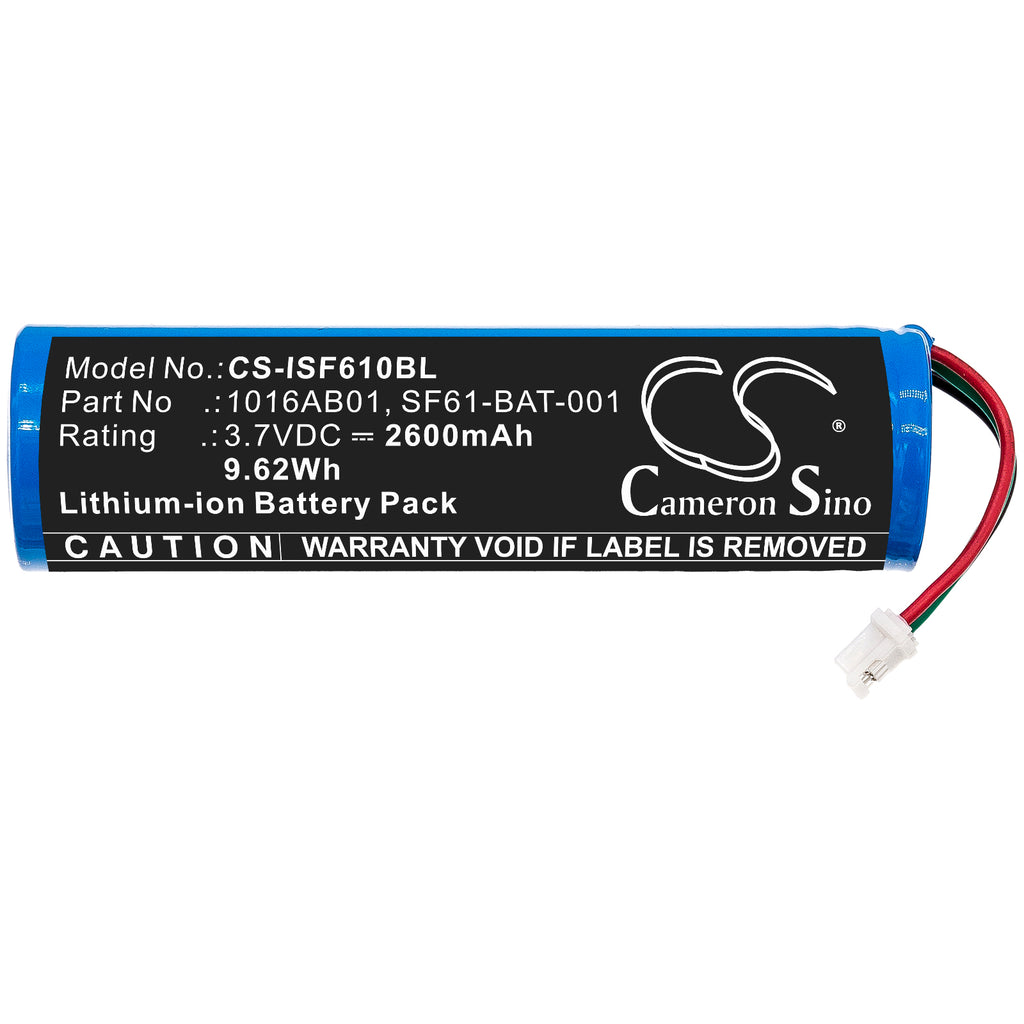 New Replacement 2600mAh Battery for Intermec SF61,SF61b; P/N:1016AB01,