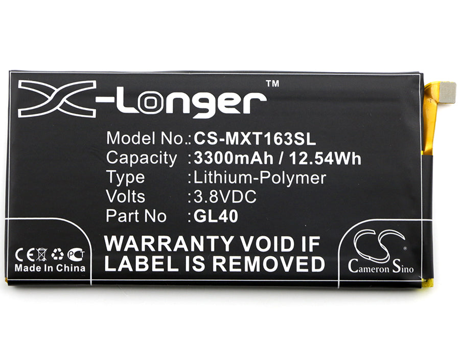 Battery for Motorola Moto Z Play, Moto Z Play Droid, XT1635; P/N: GL40