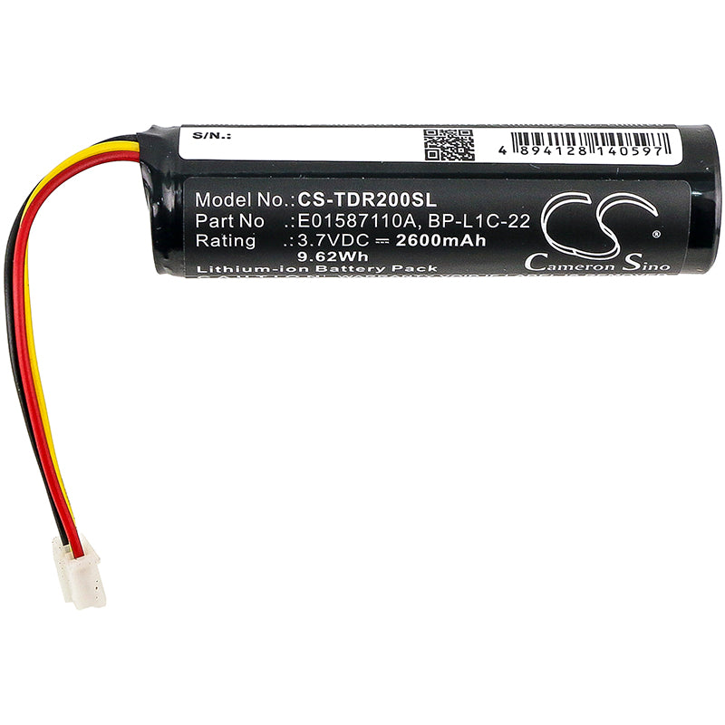New 2600mAh Battery for Tascam MP-GT1; P/N:BP-L1C-22,E01587110A