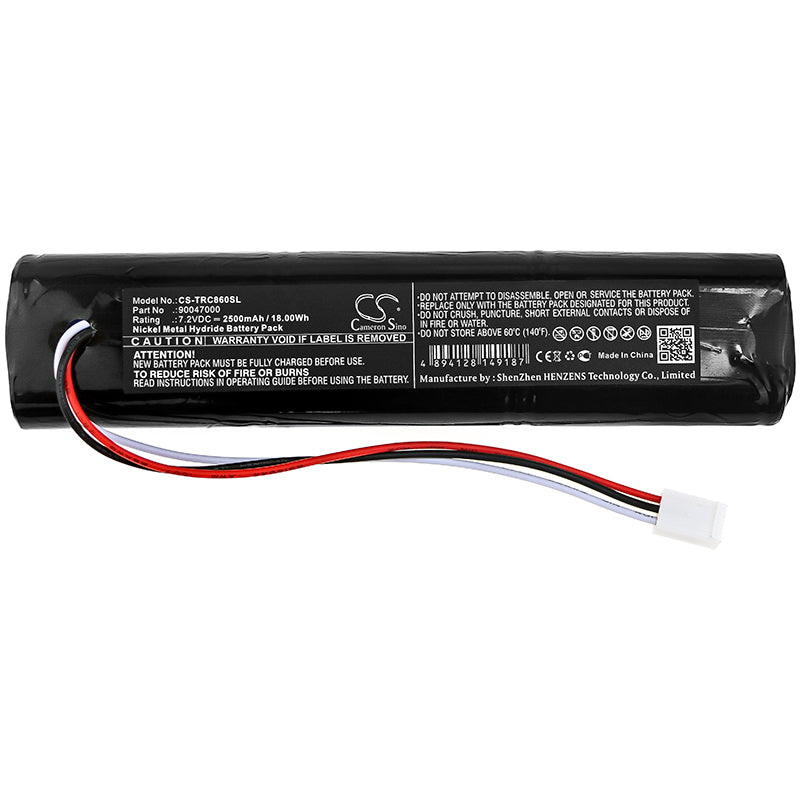 New 2500mAh Battery for Trilithic 860 DSPi Cable Meter,860DSP,860DSP a
