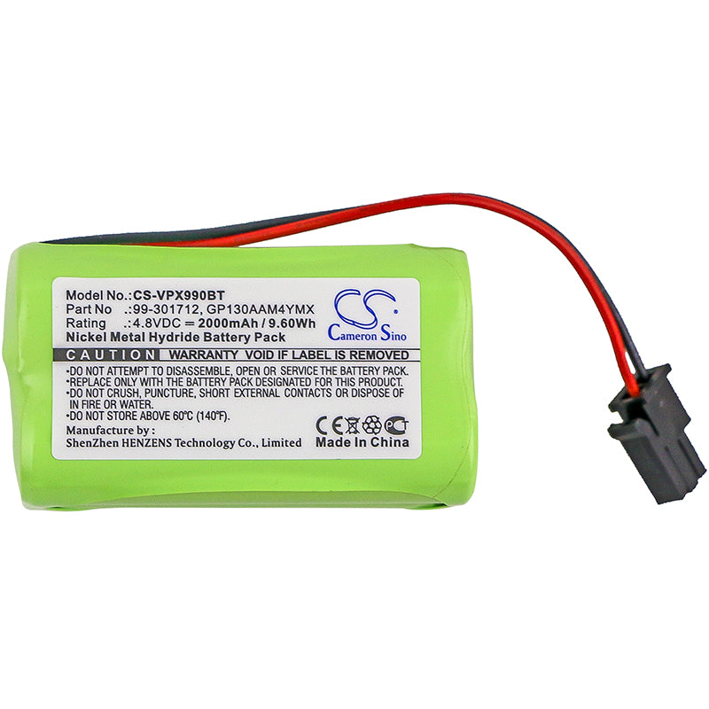 New 2000mAh Battery for Visonic PowerMaster 10,PowerMax 99-301712 Cont